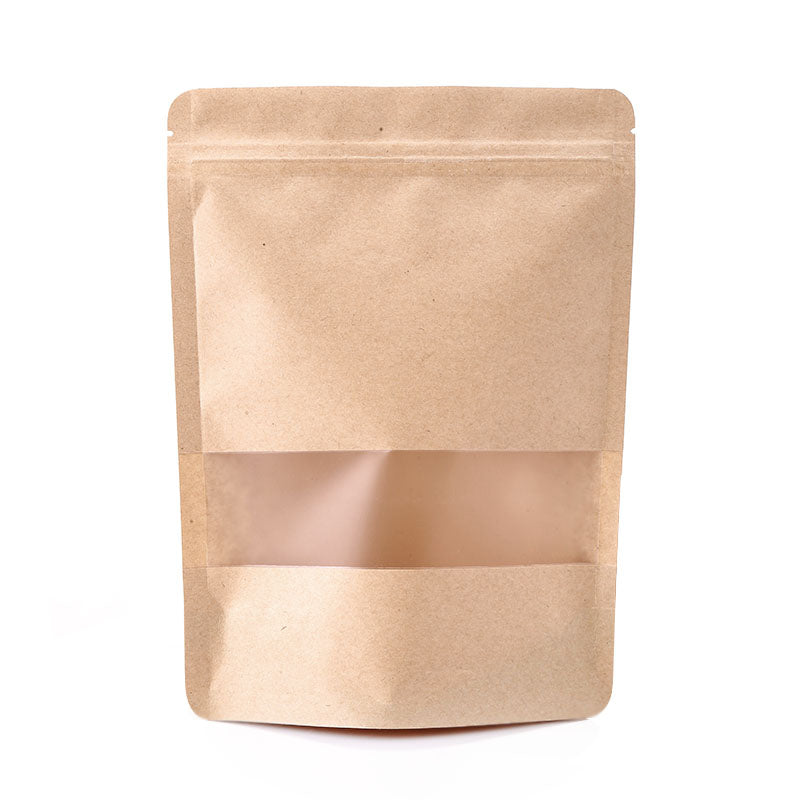 Pack Doypack Kraft XL con ventana 25 x 35 cm x 60+60mm – J pack